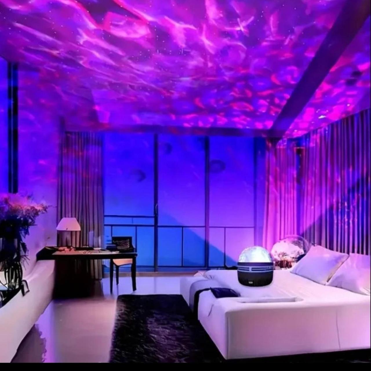 Multi-coloured LED starry projection light... | Depop