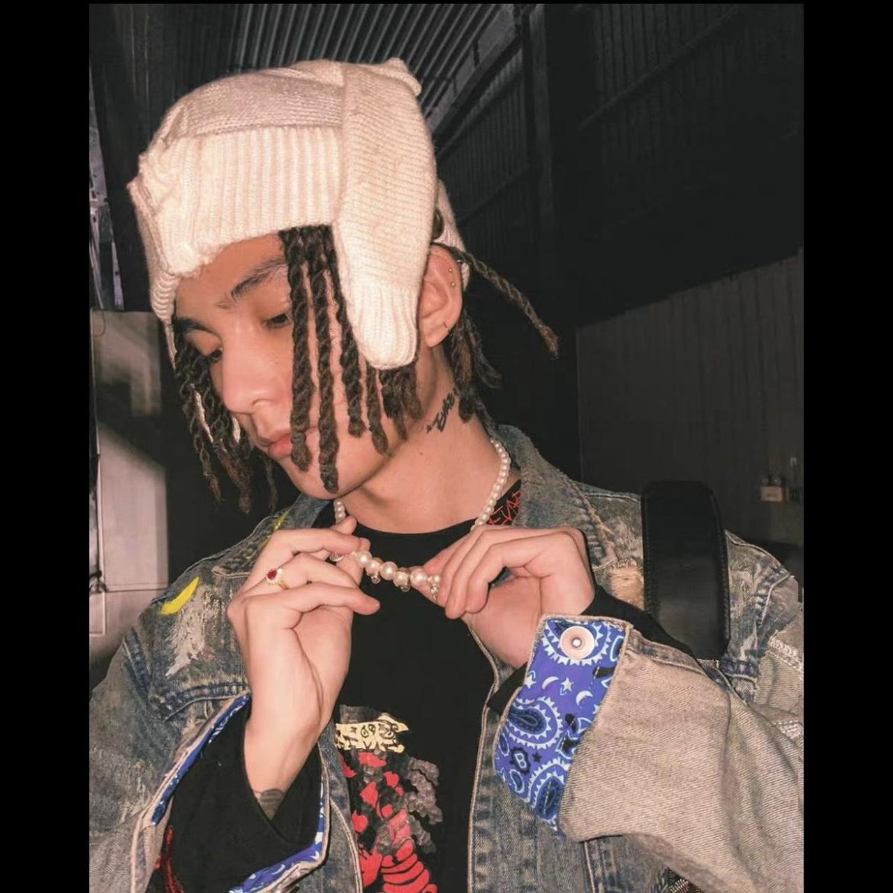 EVAE Mob Skull Pearl Necklace 100% authentic Worn... - Depop