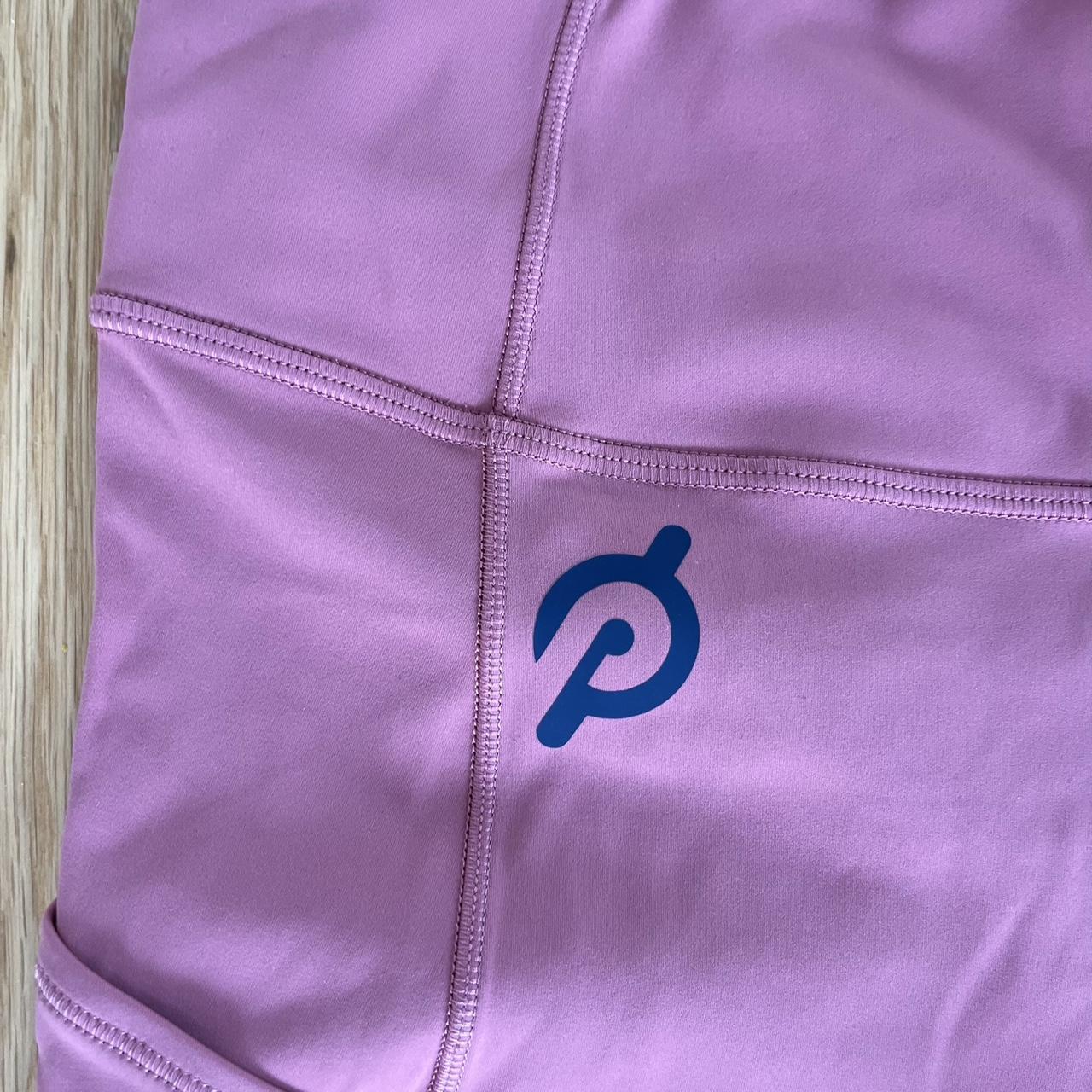 Peloton sports leggings Pink / burgundy Lululemon... - Depop
