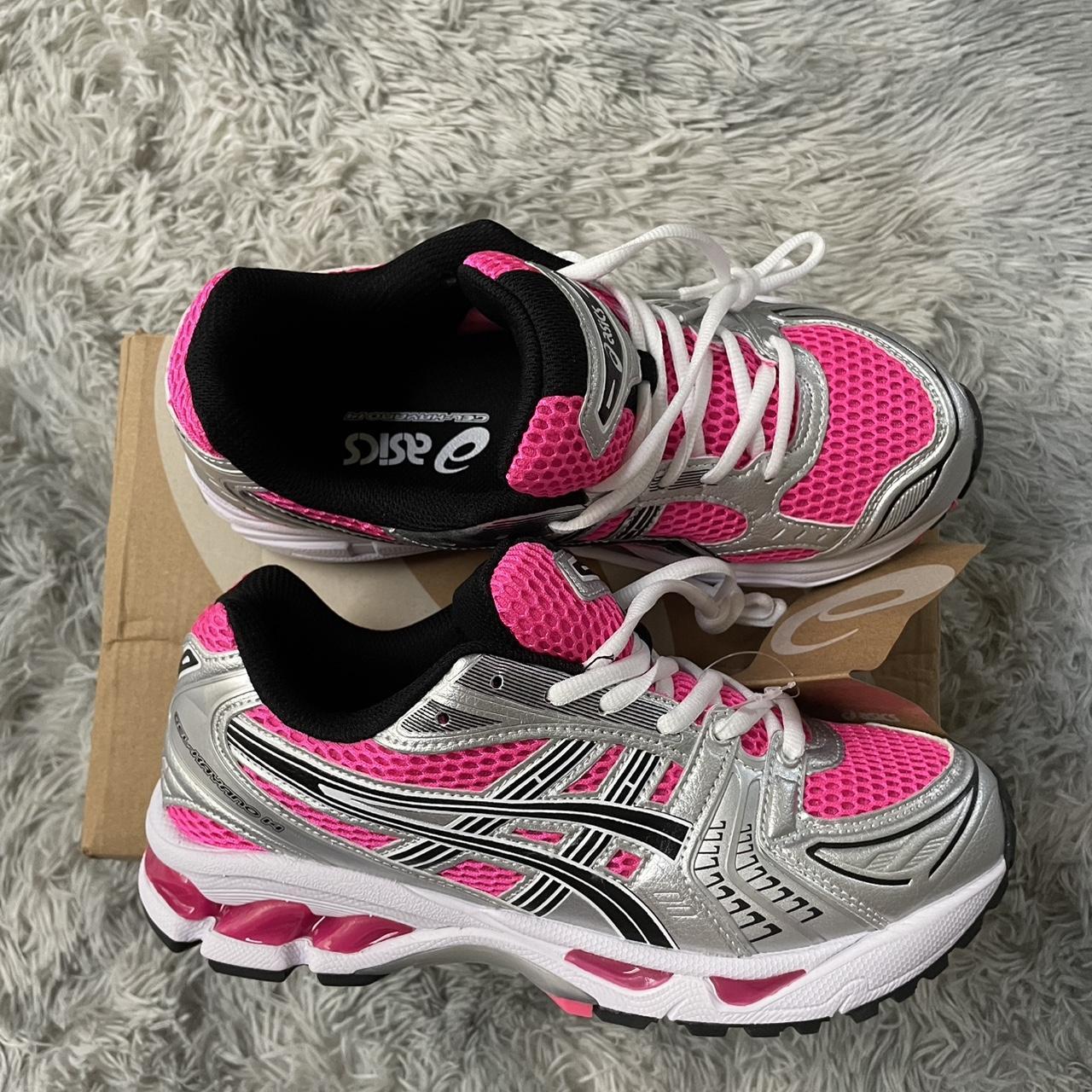 Pink glow asics gel kayano 14 Same day shipping Very... | Depop