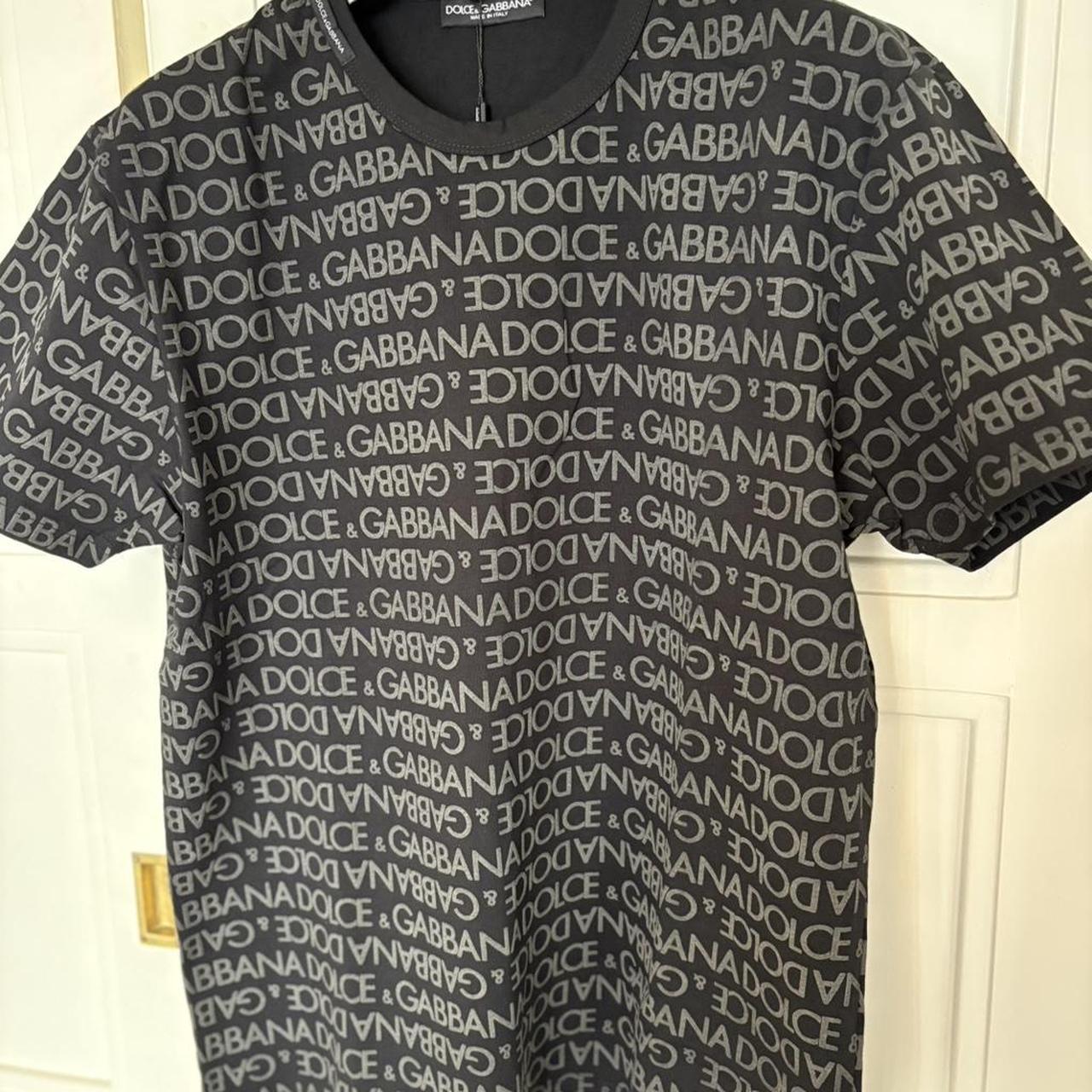 Dolce&Gabana multi logo t shirt multicolored logo,... | Depop