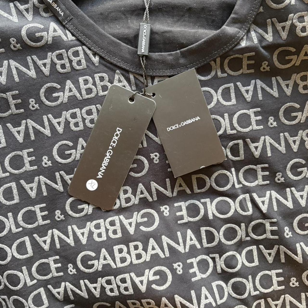 Dolce&Gabana multi logo t shirt multicolored logo,... | Depop