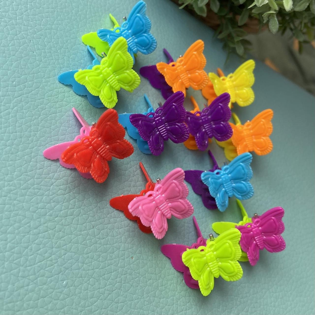12pc butterfly hair clips set 🦋 Mix and match... - Depop