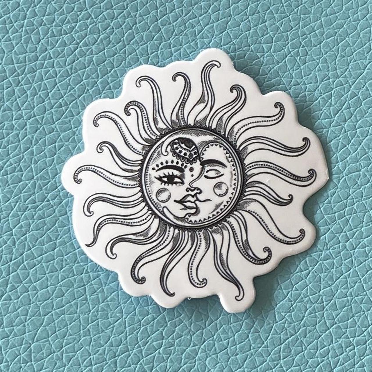 Hippy boho sun sticker 🌞 Size 📏 5cm / 5cm... - Depop