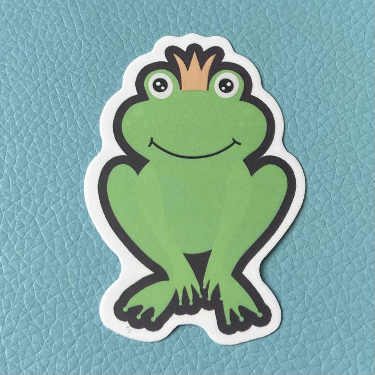 Frog sticker 🐸 Custom sticker bundles 🎟️ Like the... - Depop