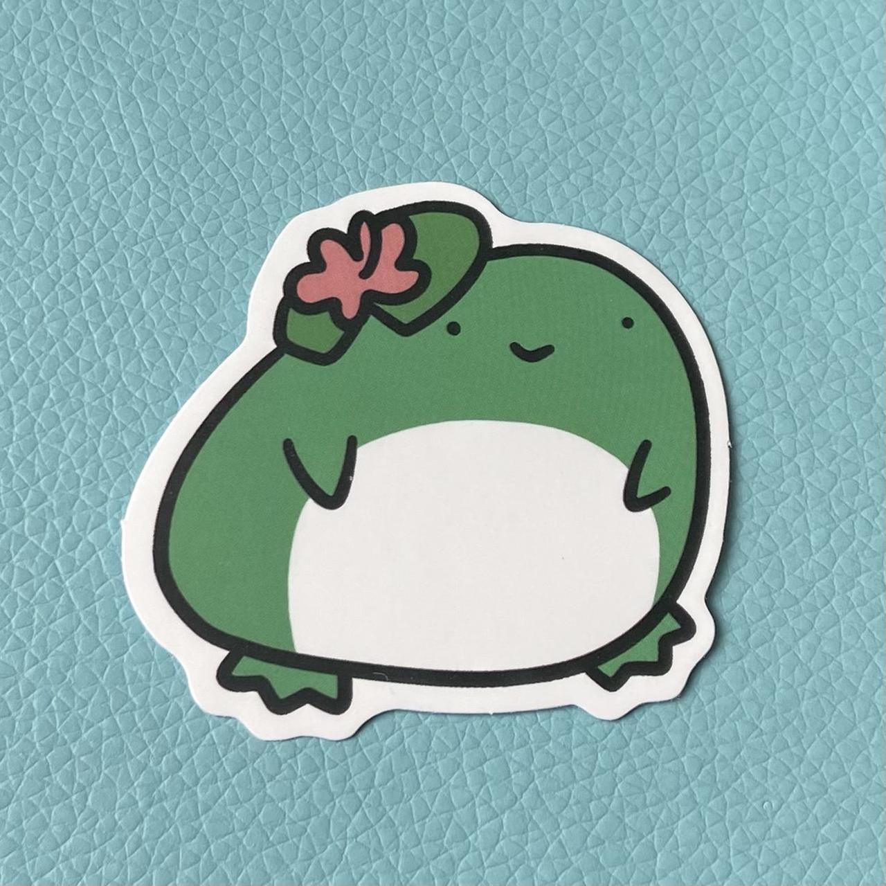 Frog sticker 🐸 Custom sticker bundles 🎟️ Like the... - Depop