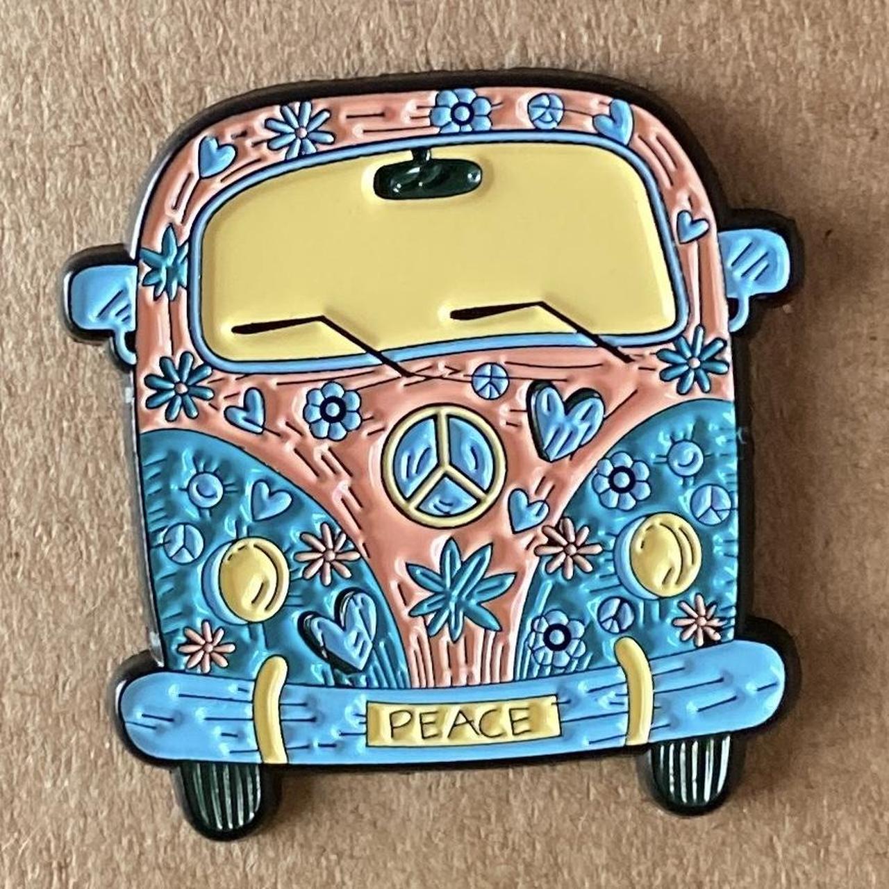 Hippy campervan brooch pin 🌸 #pins #brooches... - Depop