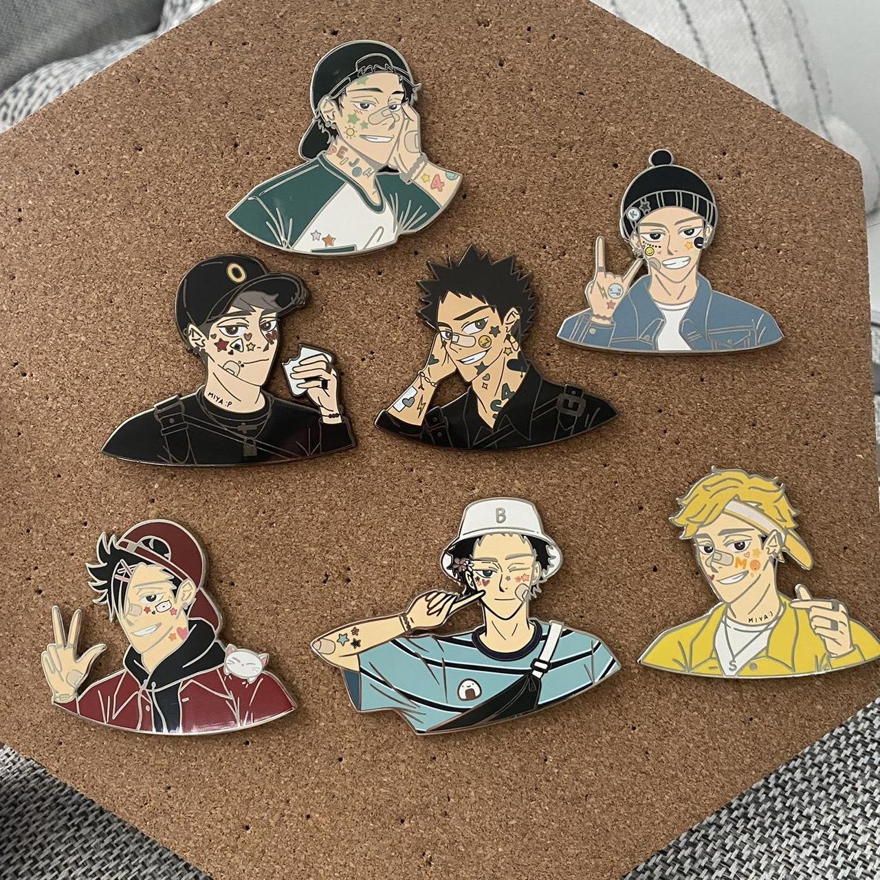 Atinyco haikyu pins!! $90 for the set Or $15... - Depop