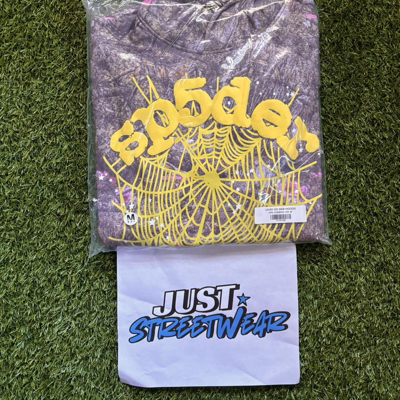 Sp5der Real Tree OG Web Hoodie - Adult Medium... | Depop