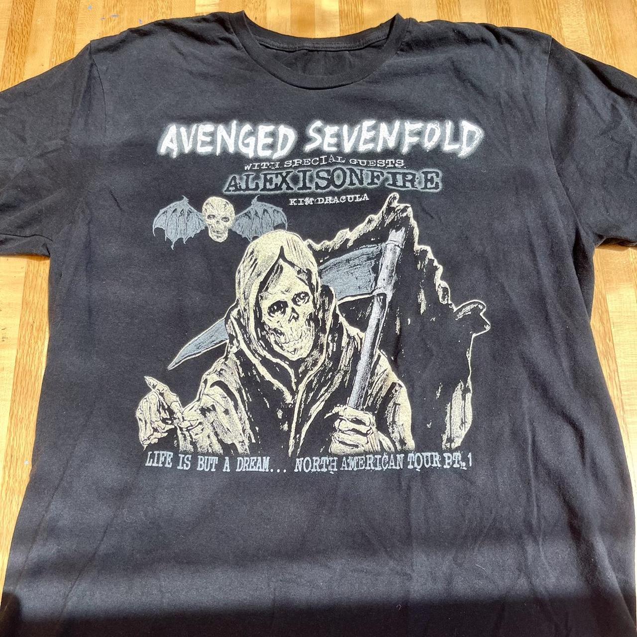 avenged sevenfold & alexisonfire metal tour shirt... - Depop