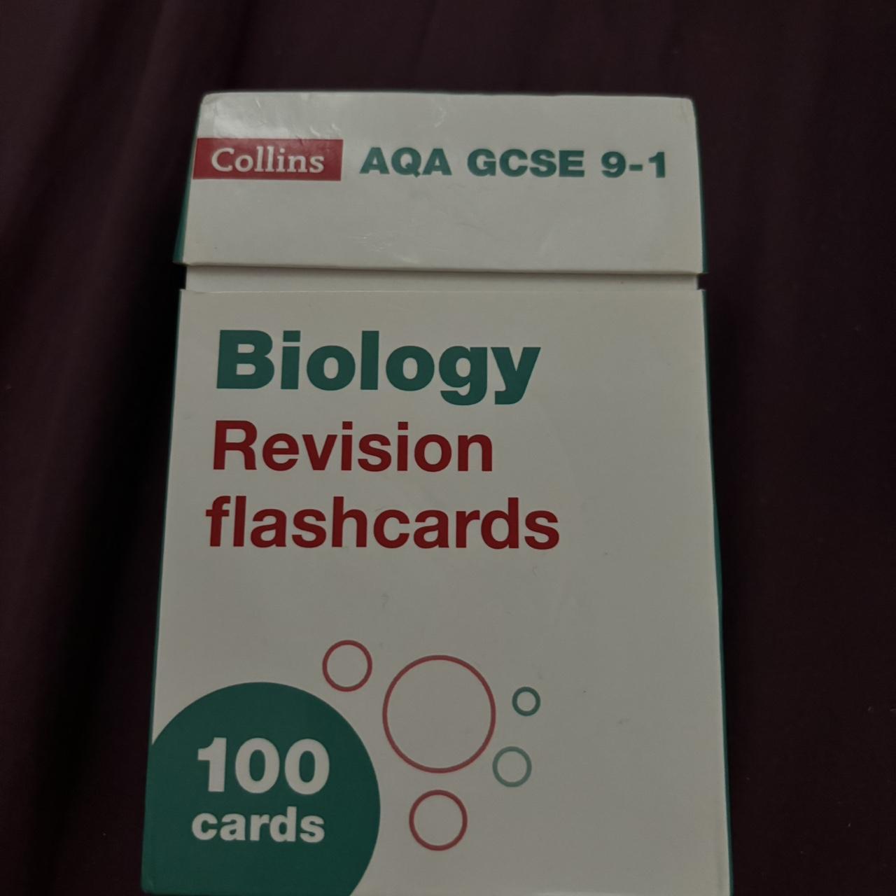 Biology & physics Revision flashcards - 100 cards,... - Depop