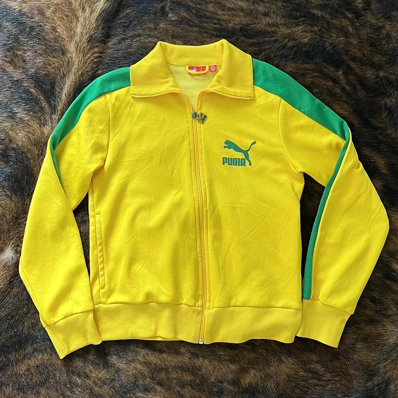 Puma Brazil zip up Great condition, no flaws Size: S... - Depop