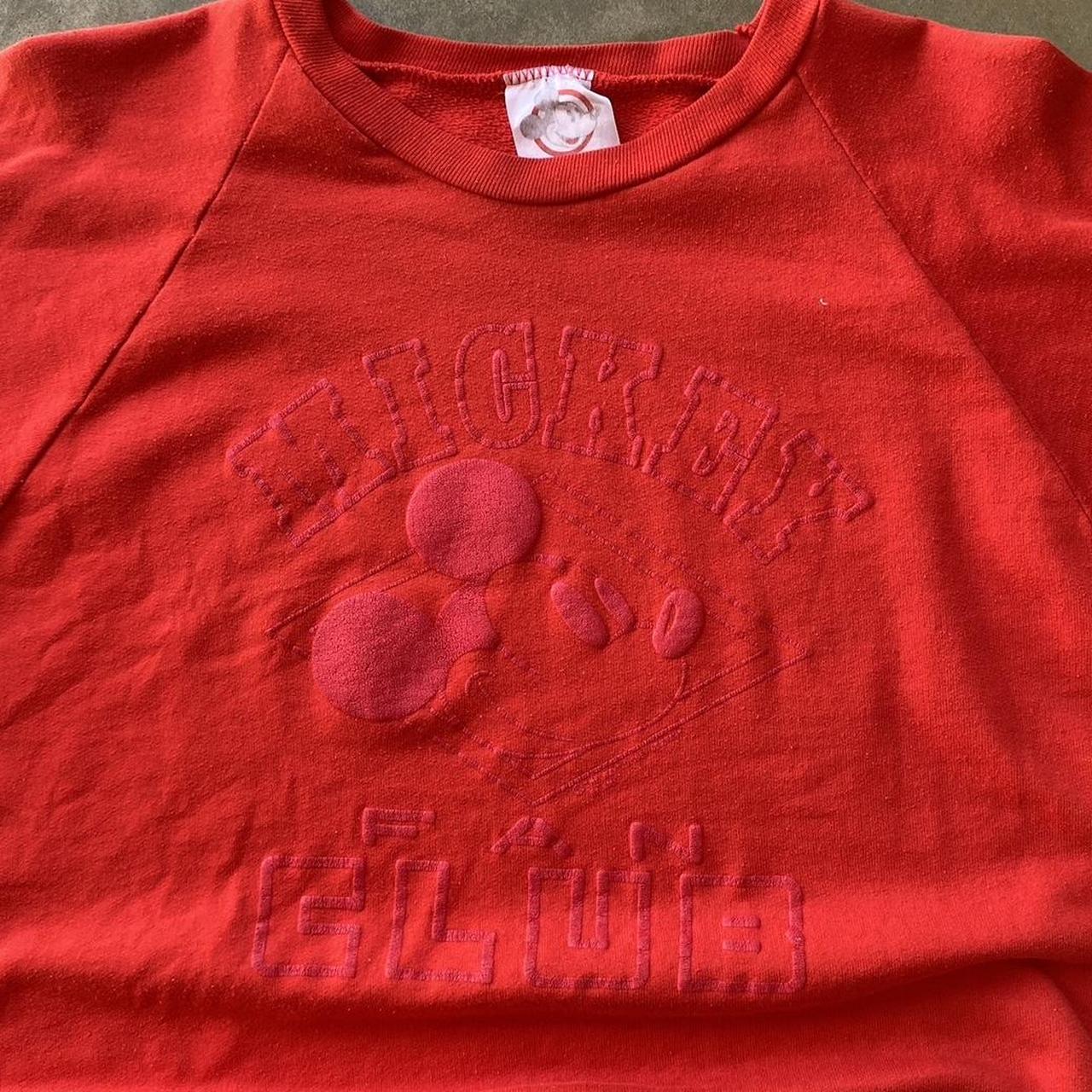 Vintage 90s Mickey Mouse Fan Club Sweatshirt... | Depop