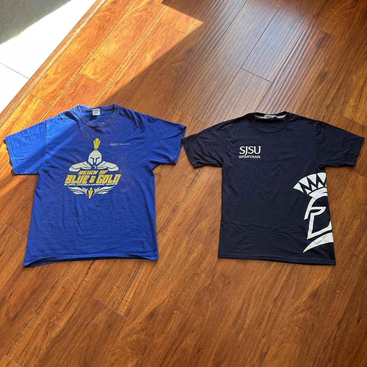 sjsu san jose state university t shirt bundle white... | Depop