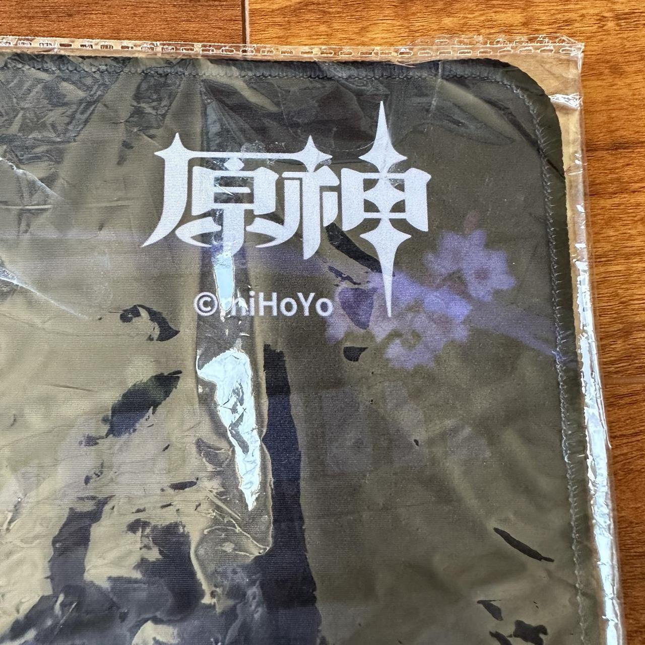 2022 genshin impact raiden shogun desk play mat... - Depop