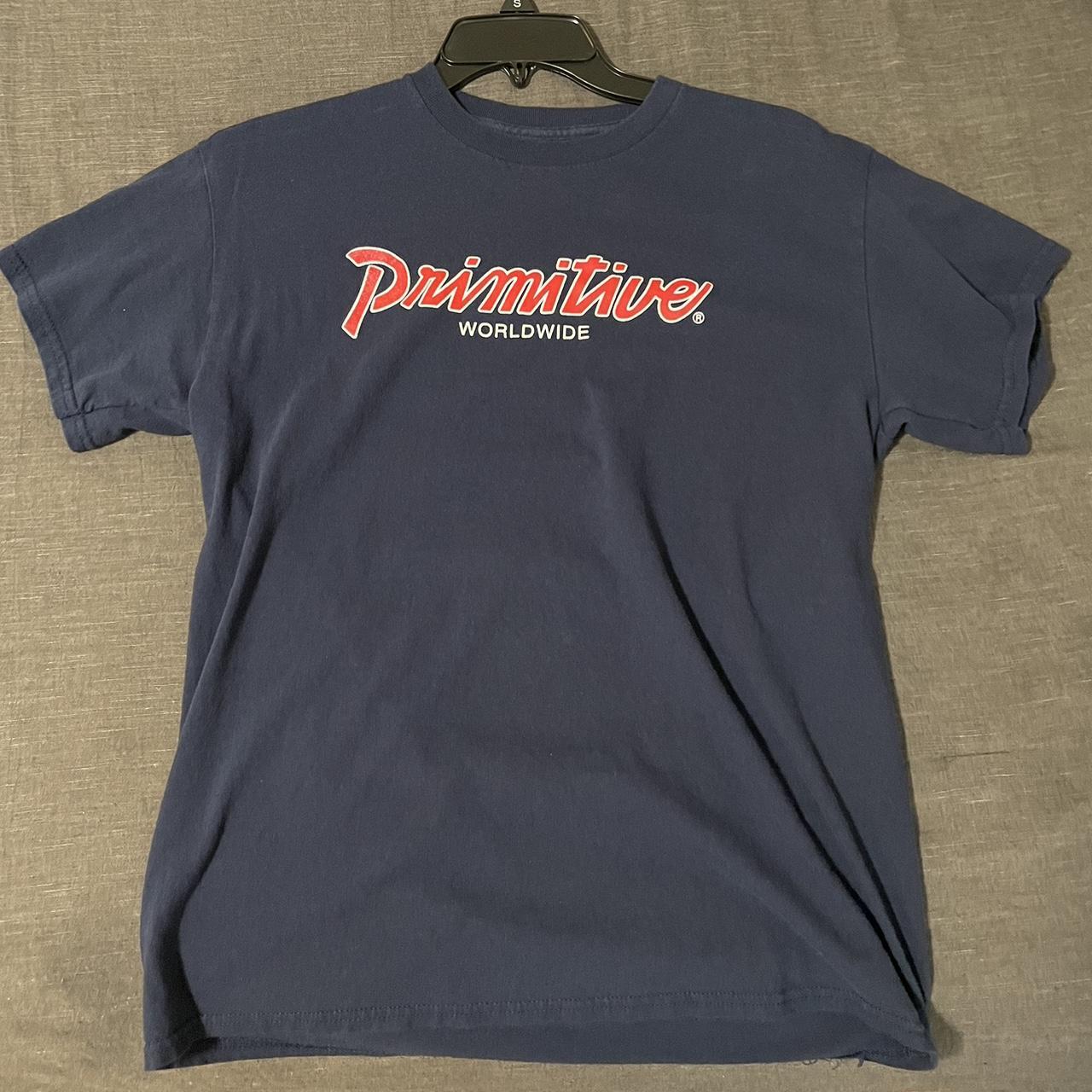 Primitive Men's Navy T-shirt | Depop