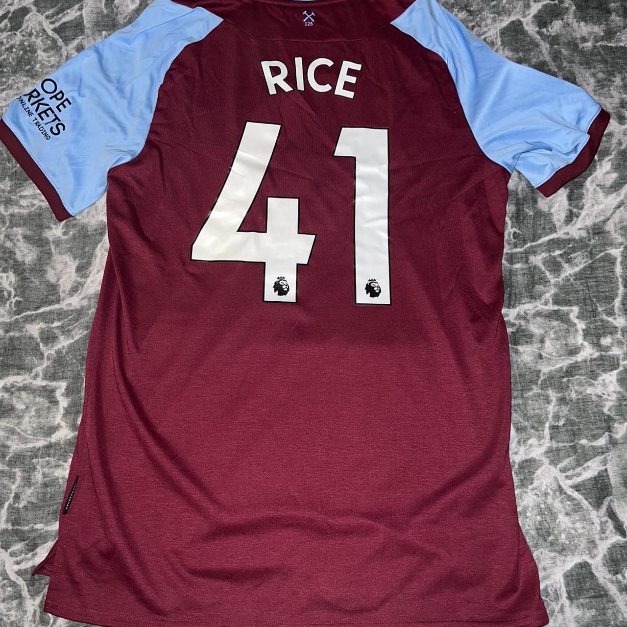 match worn declan rice home shirt against... | Depop