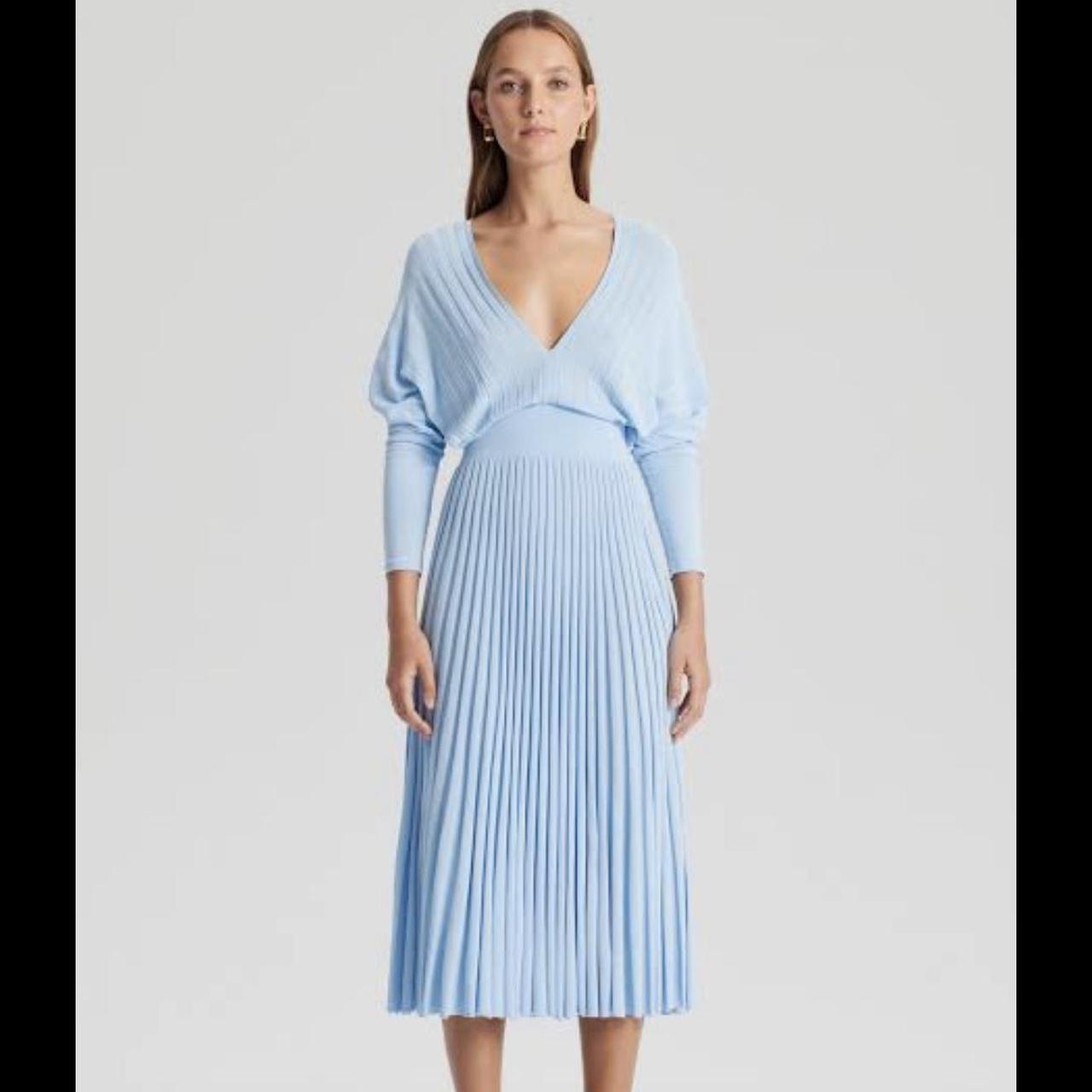 Scanlan Theodore Pleated Rib Dress size XS. Worn... - Depop