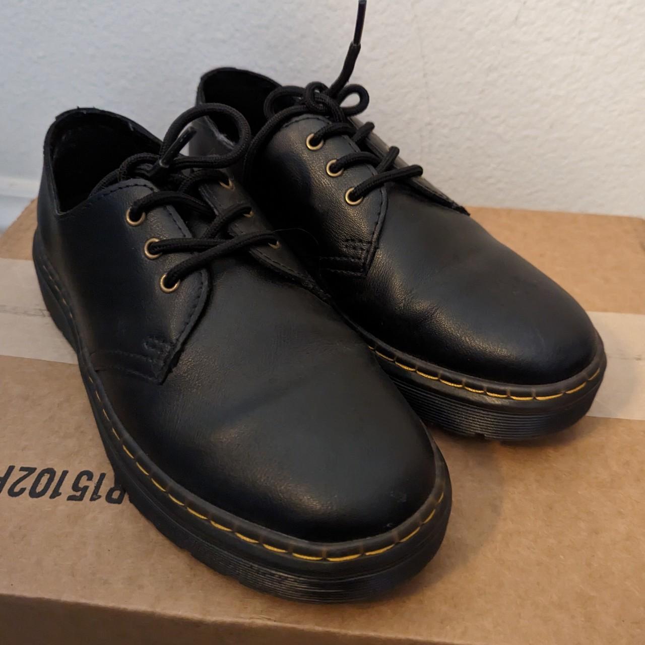 smooth leather low doc martens 🖤 these shoes are so... - Depop