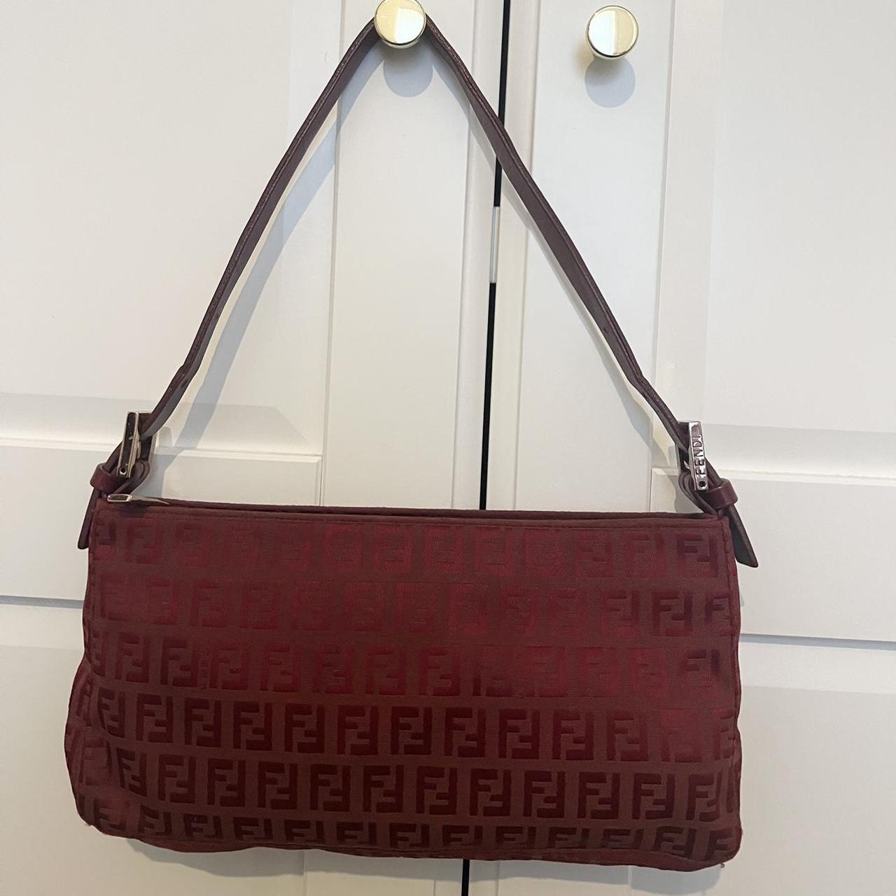 Vintage red Fendi shoulder bag Bought from Vestiaire... - Depop