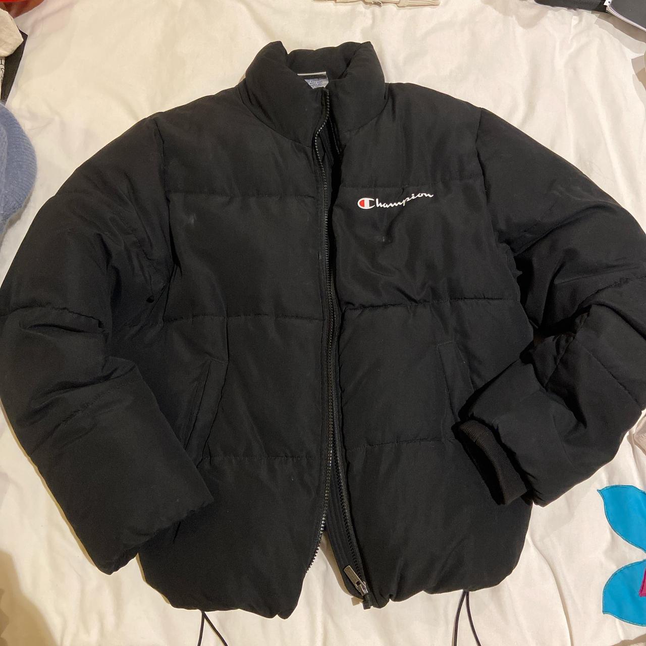 Rochester Champion black puffer jacket • excellent... | Depop