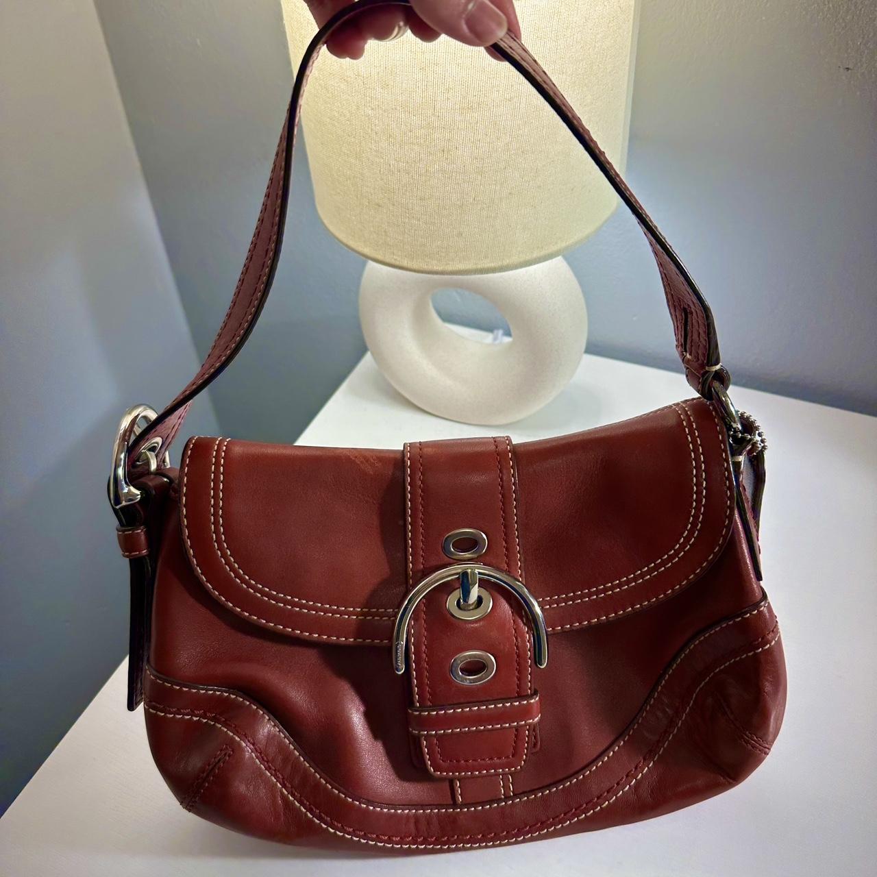 Vintage coach soho flap buckle bag 🍒 Clean & great... - Depop