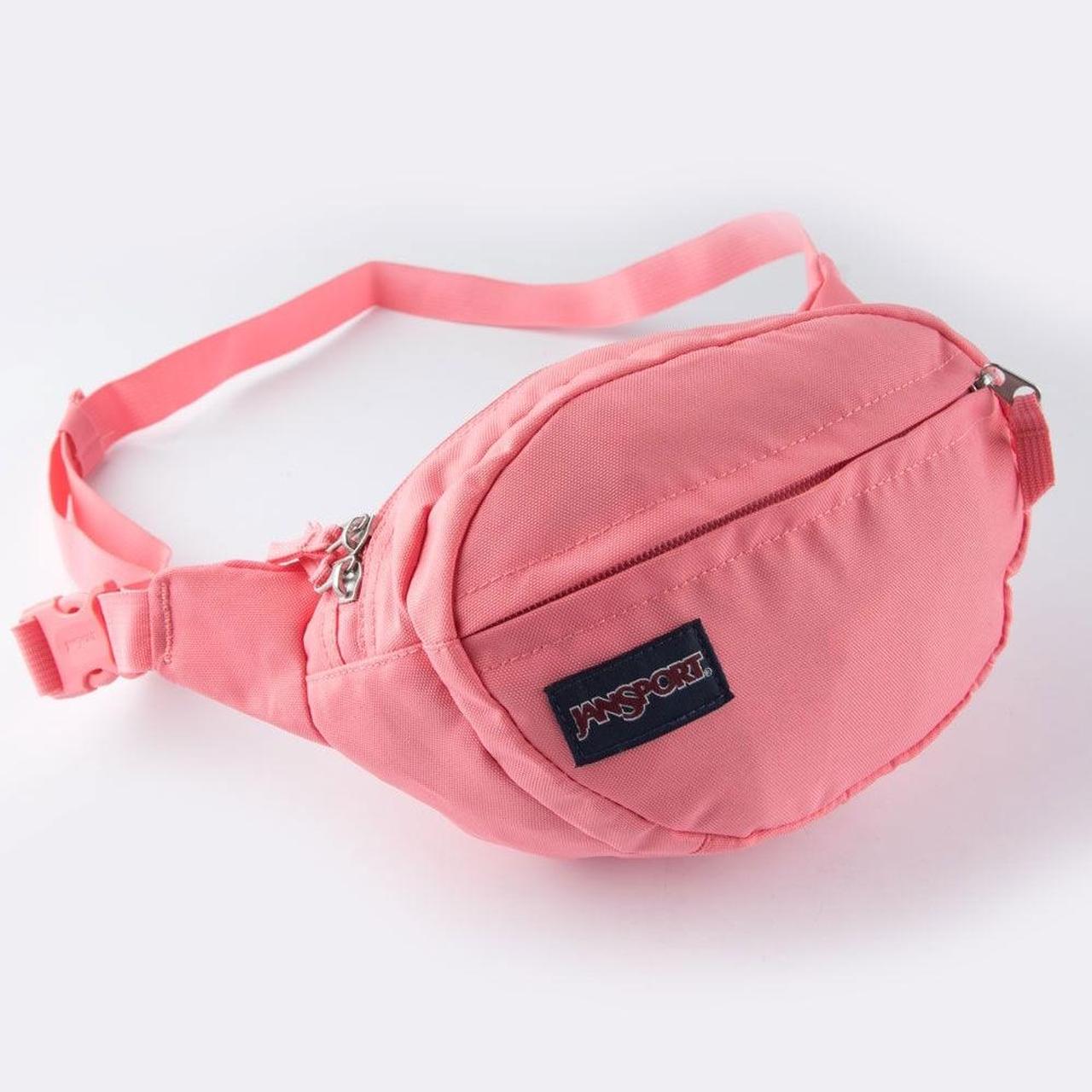 JANSPORT FANNY PACK - like new - hot pink -... - Depop