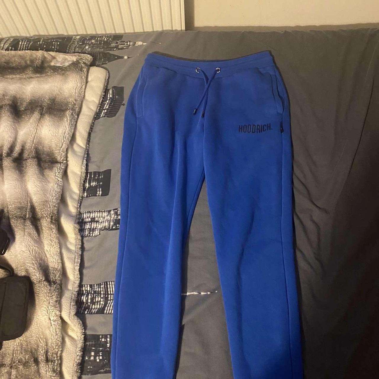 Blue Hoodrich tracksuit Brand new £95 Small damage... - Depop