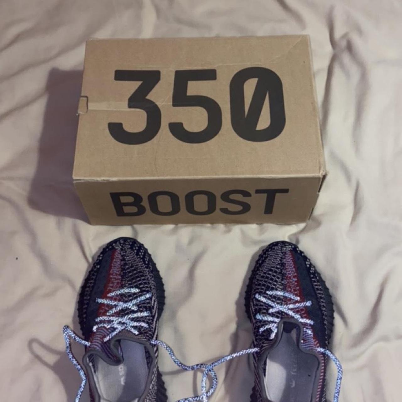Yeezy Boost 350 yechiel, reflective size 6 8... - Depop