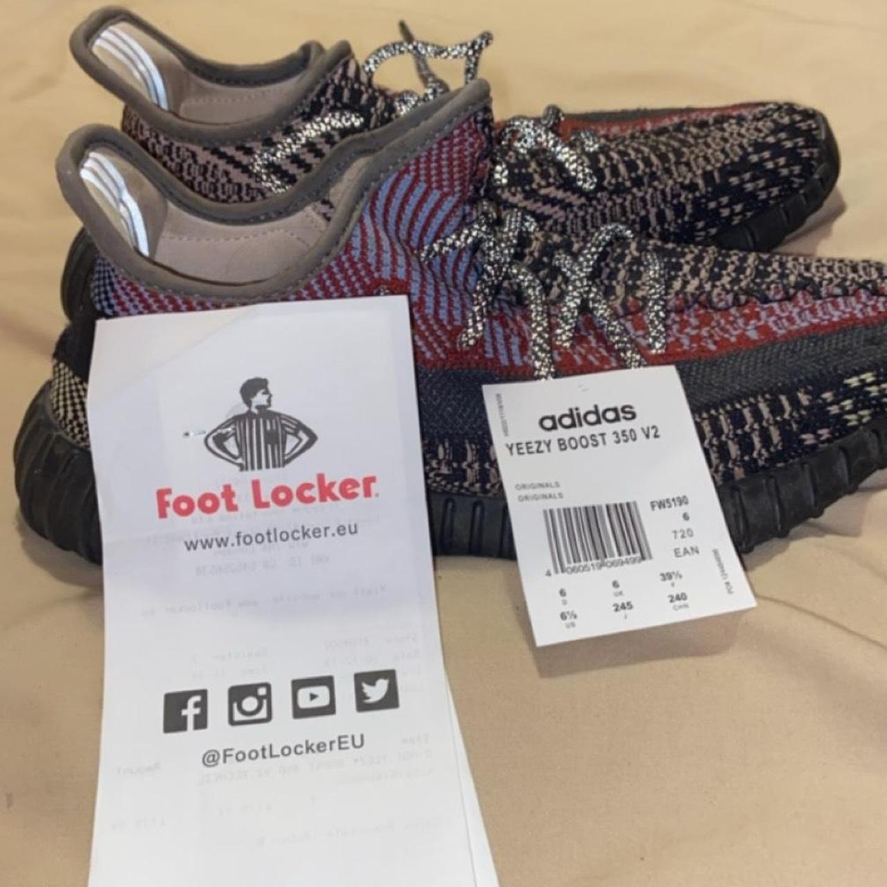Yeezy Boost 350 yechiel, reflective size 6 8... - Depop