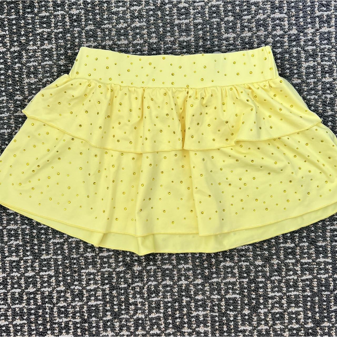 Three piece sunshine yellow rave outfit. I’ve only... - Depop