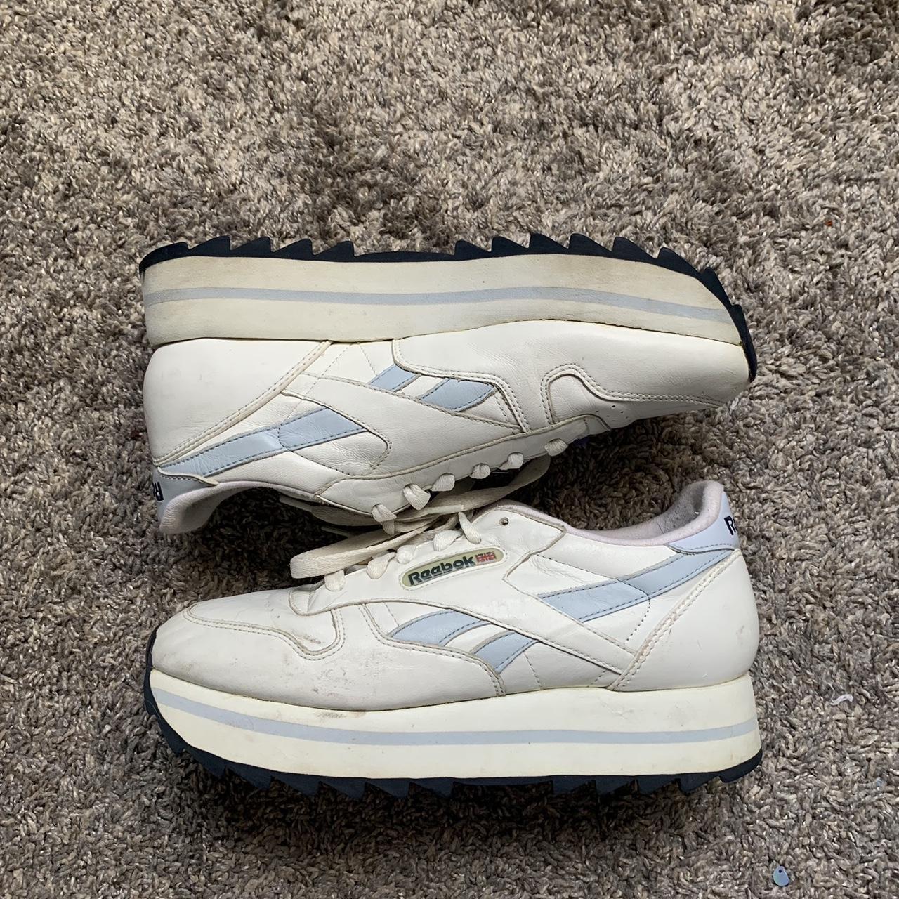 Vintage Reebok platform sneakers size 7.5 #reebok... - Depop