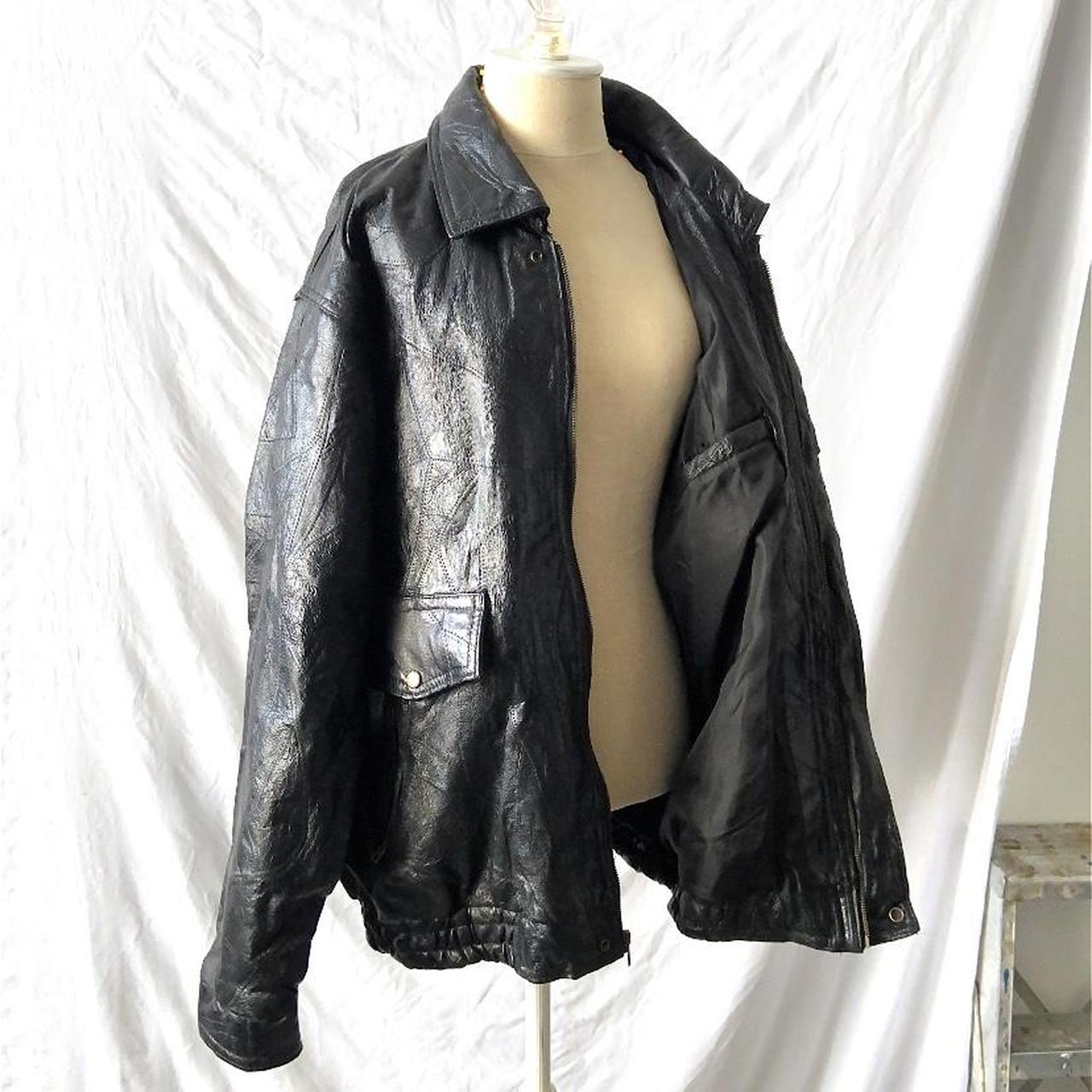 leather & soul jacket!! size XL and has pockets for... - Depop