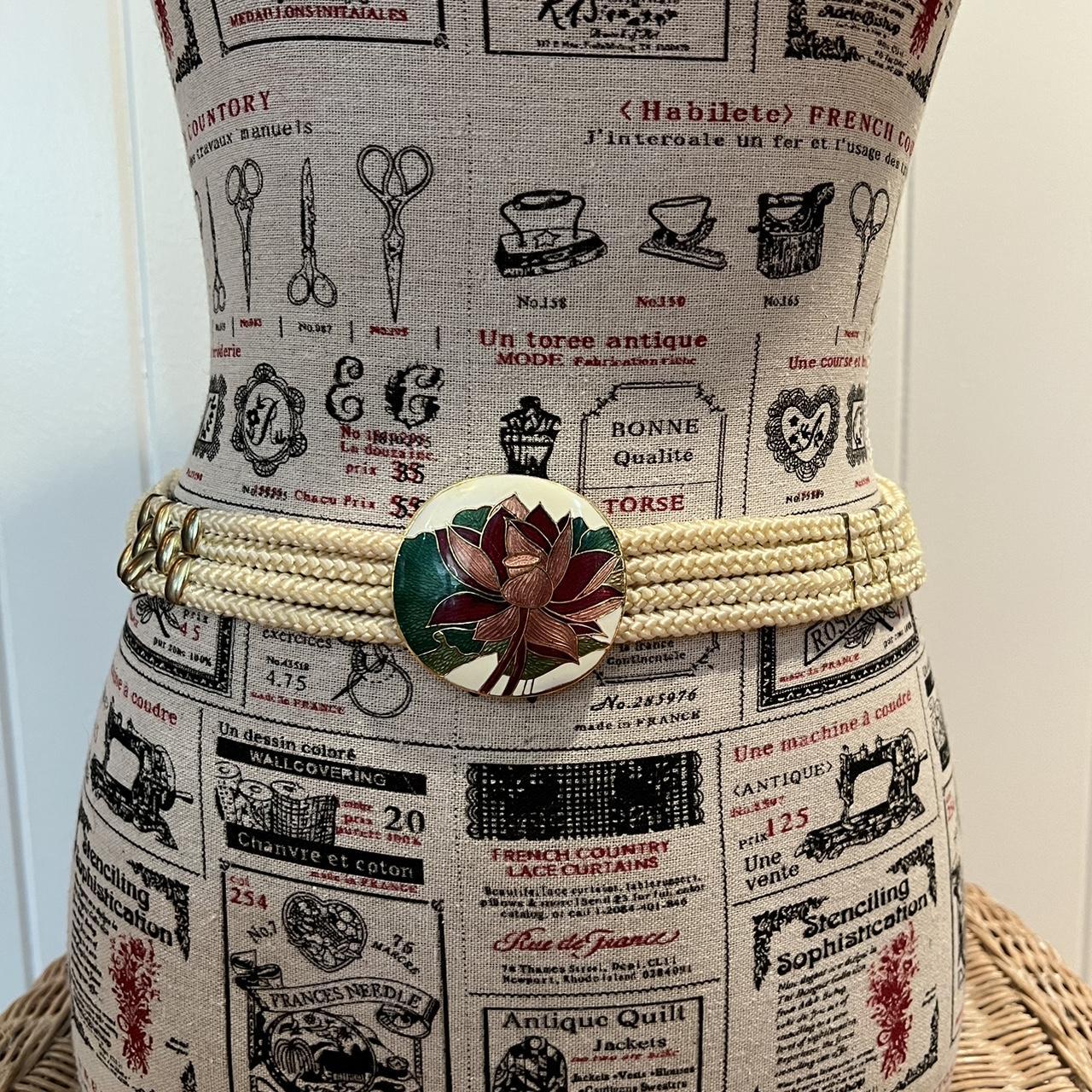 Yen China House woman’s rope belt with a flower... - Depop