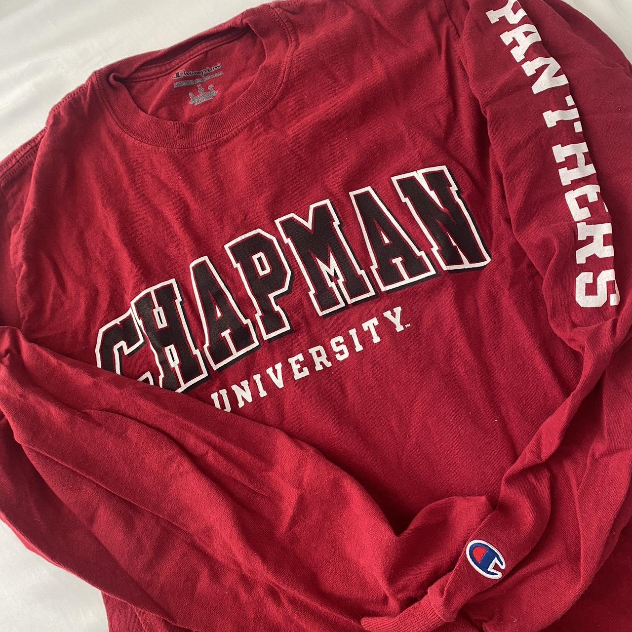 Chapman University Champion long sleeve small... - Depop