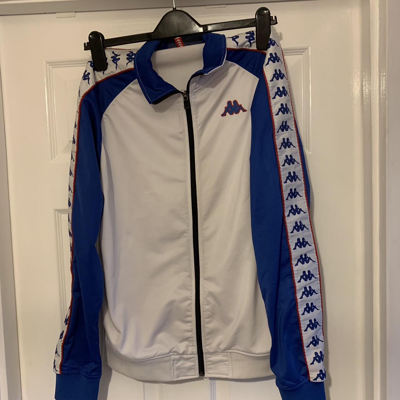 Old kappa track top in good condition large/medium... - Depop