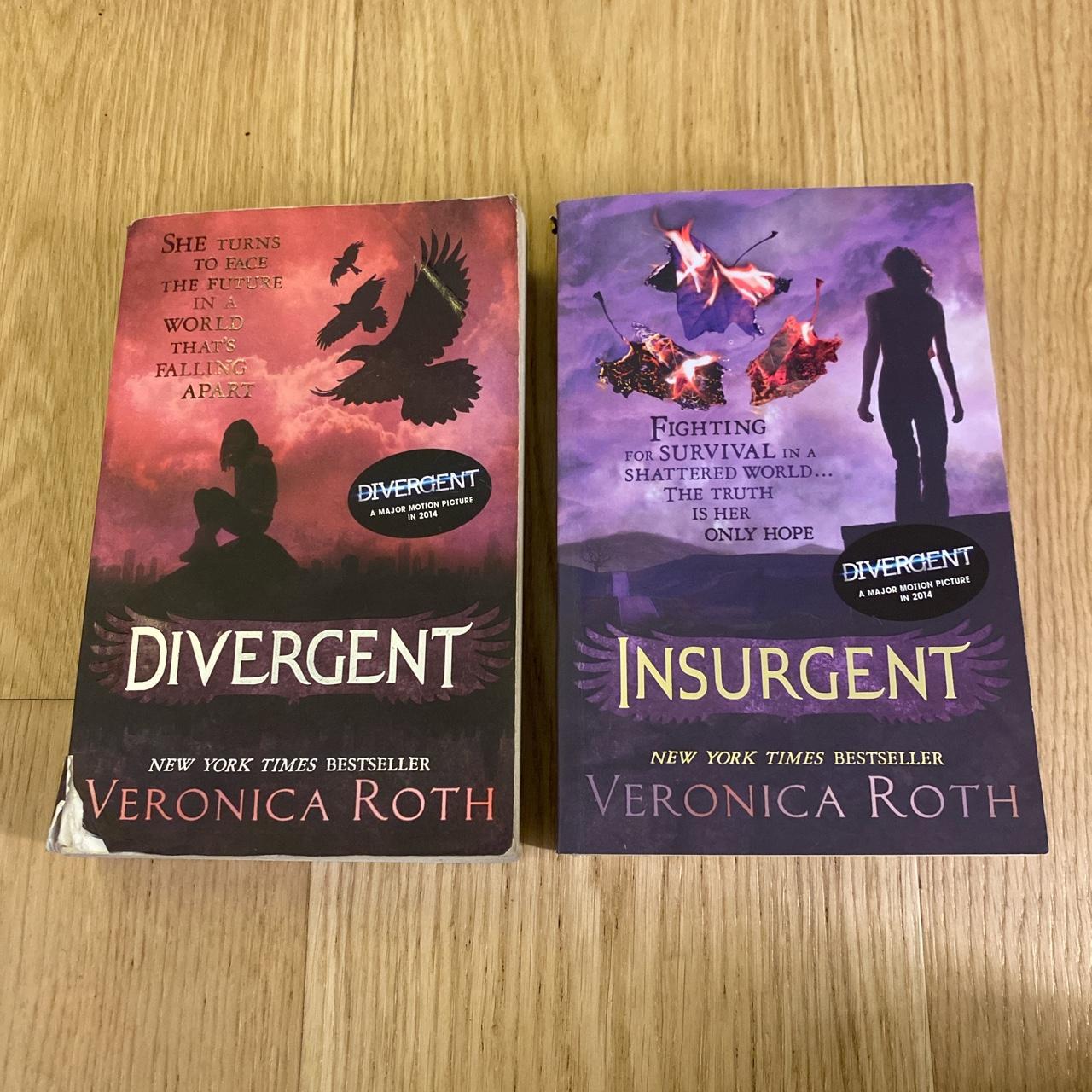 DIVERGENT and INSURGENT by Veronica Roth Book 1... - Depop