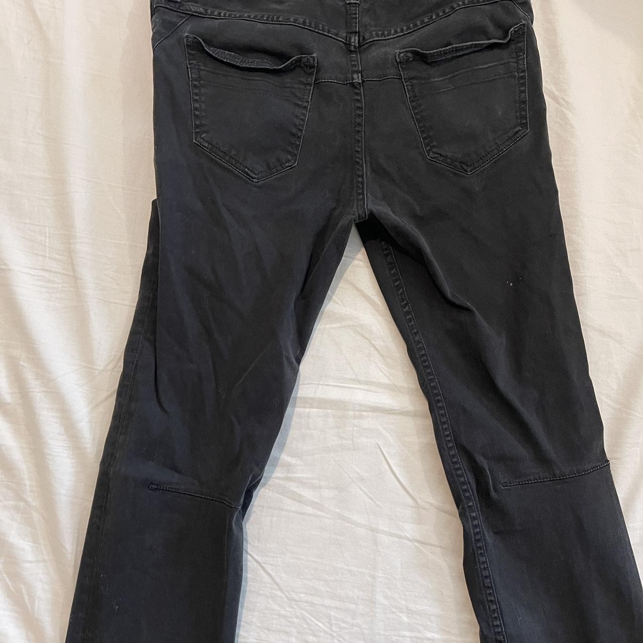 Number nine size 4 Black jeans Right pocket huge... - Depop
