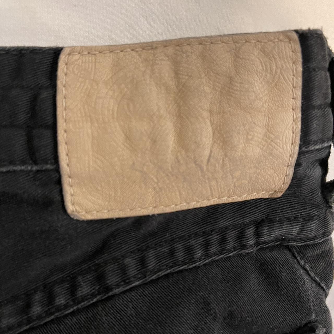 Number nine size 4 Black jeans Right pocket huge... - Depop