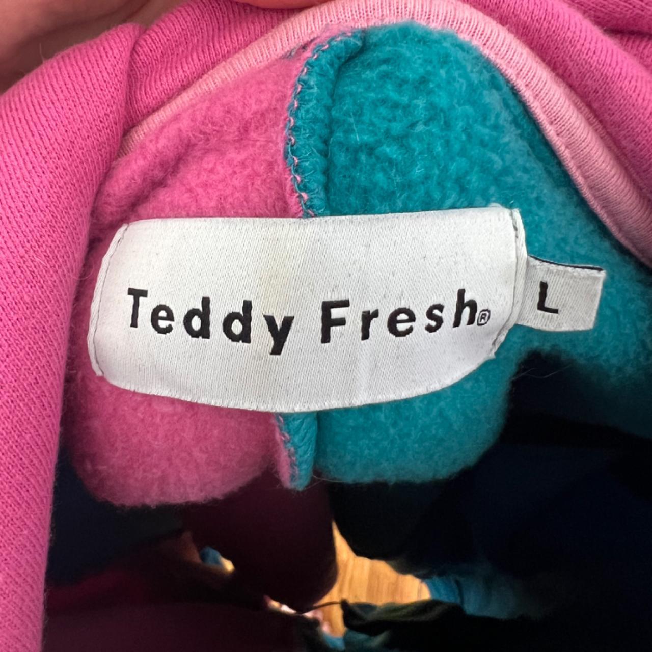OG Teddy Fresh Multi Color Hoodie - Depop