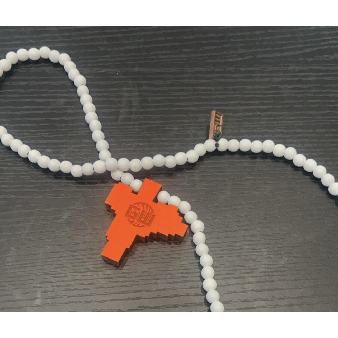 Machine Gun Wood Bead Necklace for EDM EDC Fest Rave... - Depop