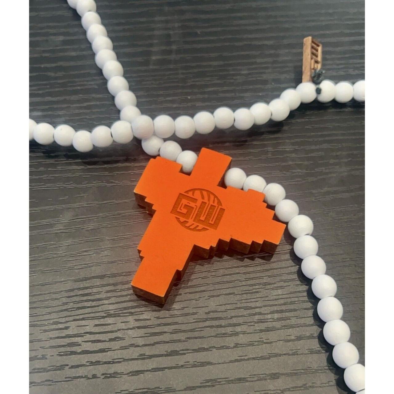 Machine Gun Wood Bead Necklace for EDM EDC Fest Rave... - Depop