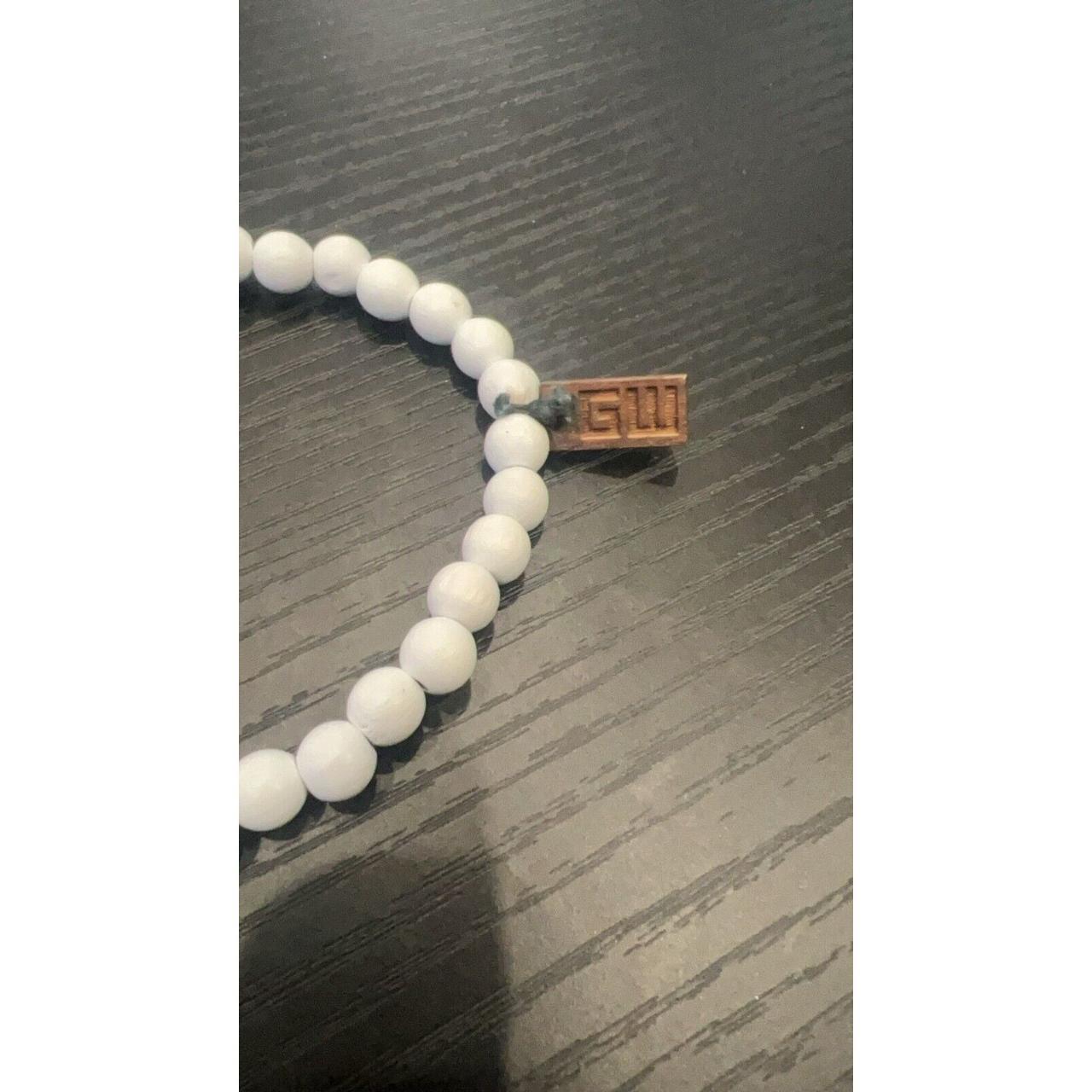 Machine Gun Wood Bead Necklace for EDM EDC Fest Rave... - Depop