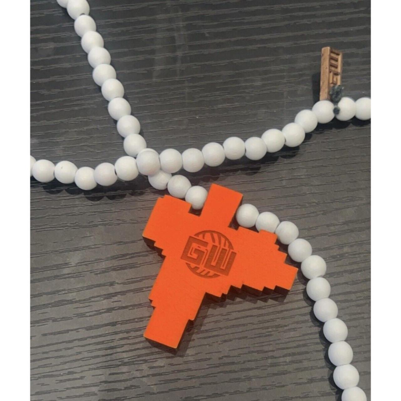 Machine Gun Wood Bead Necklace for EDM EDC Fest Rave... - Depop