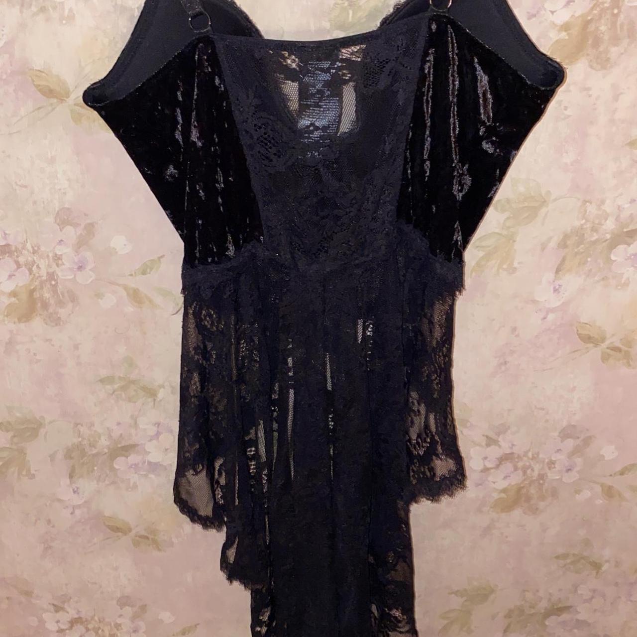 Killstar gothic corset lace up top Size... - Depop