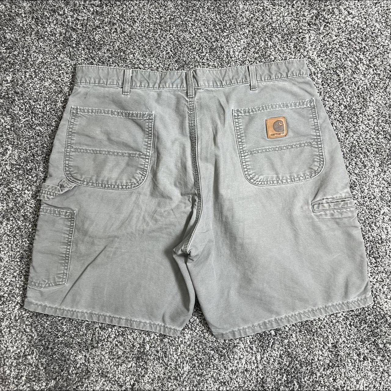 Grey Carhartt Work Shorts Size 38” Good condition... - Depop