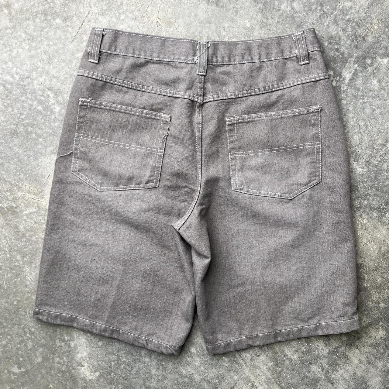 Early 2000’s Grey Open Trails Shorts 36”... - Depop