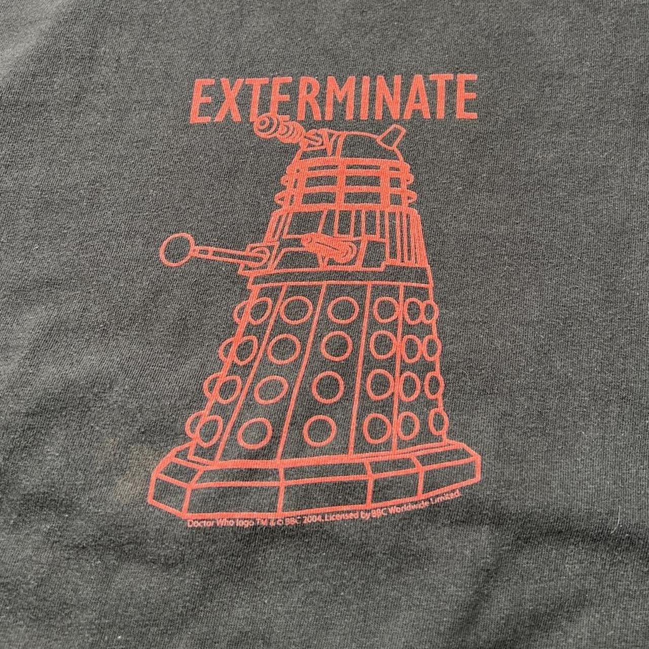 Early 2000’s Doctor Who Exterminate T Shirt Size... - Depop