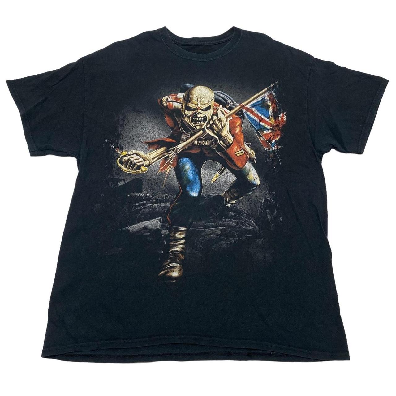 IRON MAIDEN The Trooper Band T shirt / Short Sleeve... - Depop