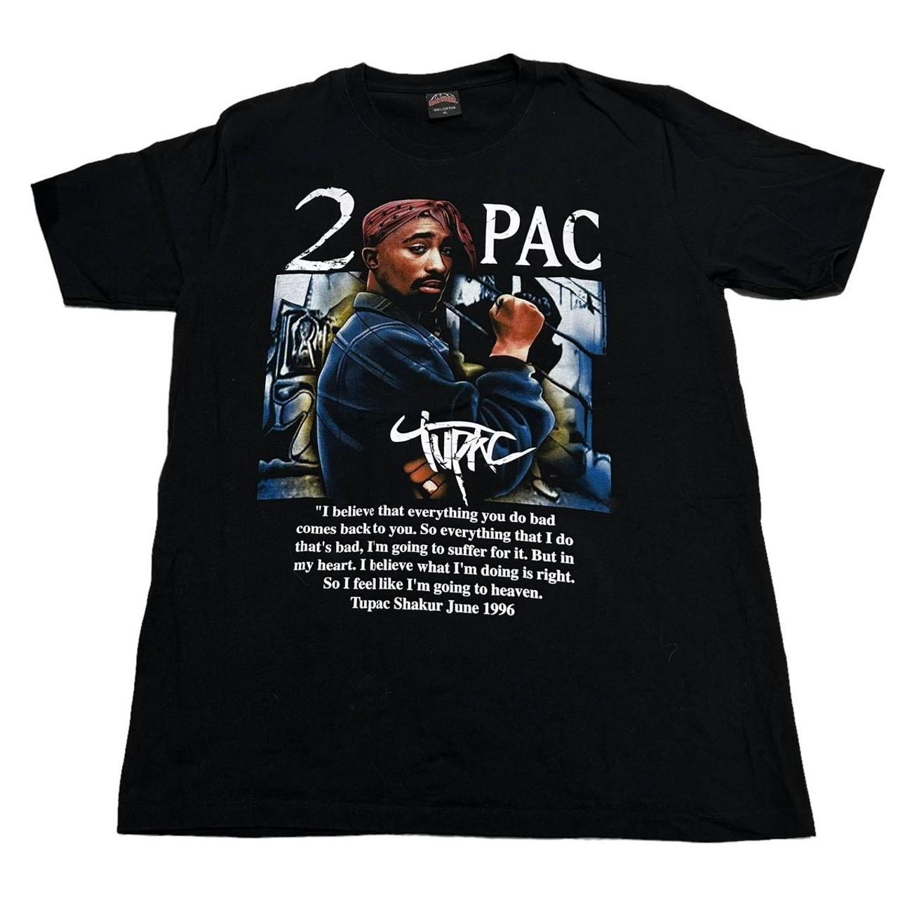Vintage 2PAC T shirt / Tupac Shakir Memorial T shirt... - Depop